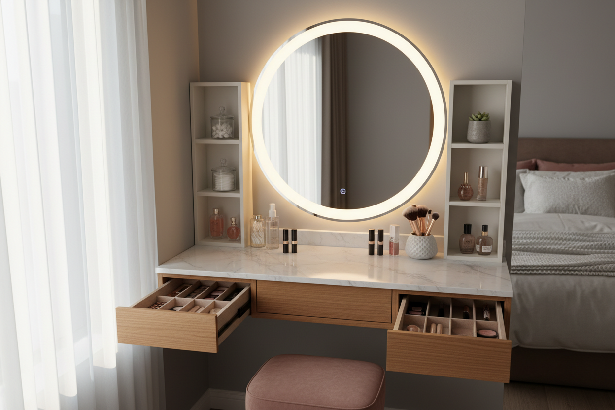 Beyond the Reflection: How the Right Vanity Mirror with Storage Transf
