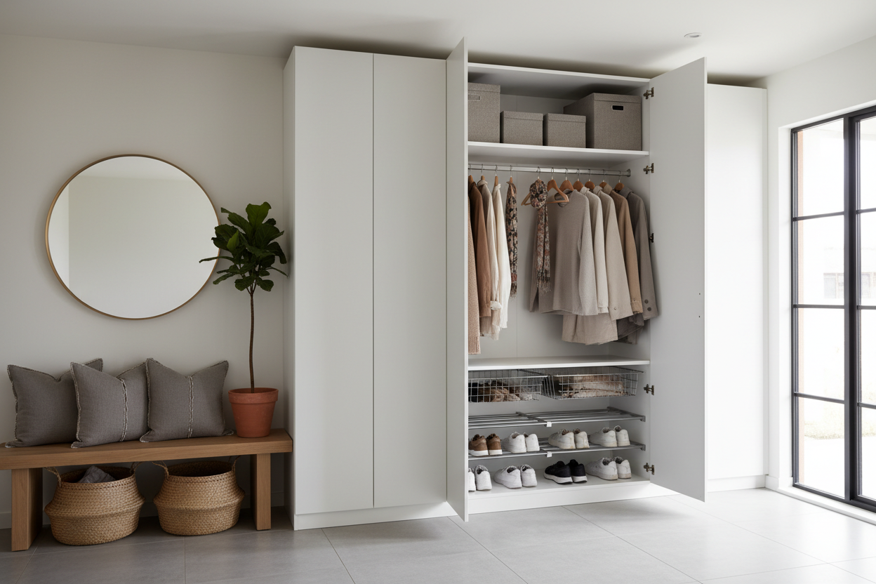 Elevate Your Entryway With This Coat Closet IKEA Hack