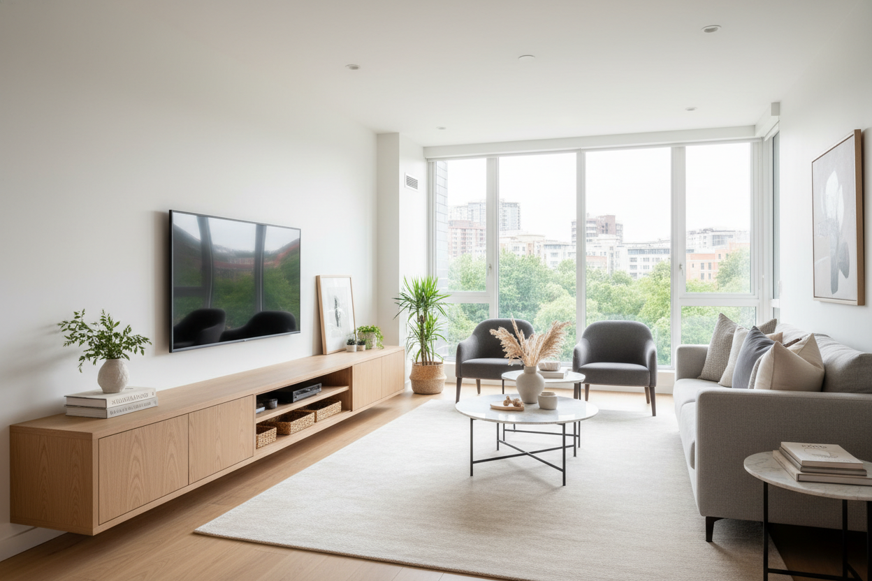 I Ditched My Massive Media Wall for Low Entertainment Centers