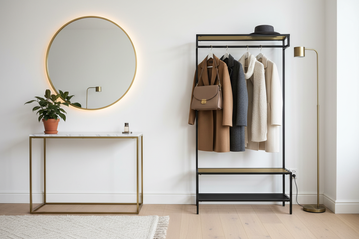 How to Style an IKEA Coat Holder for a High-End Look