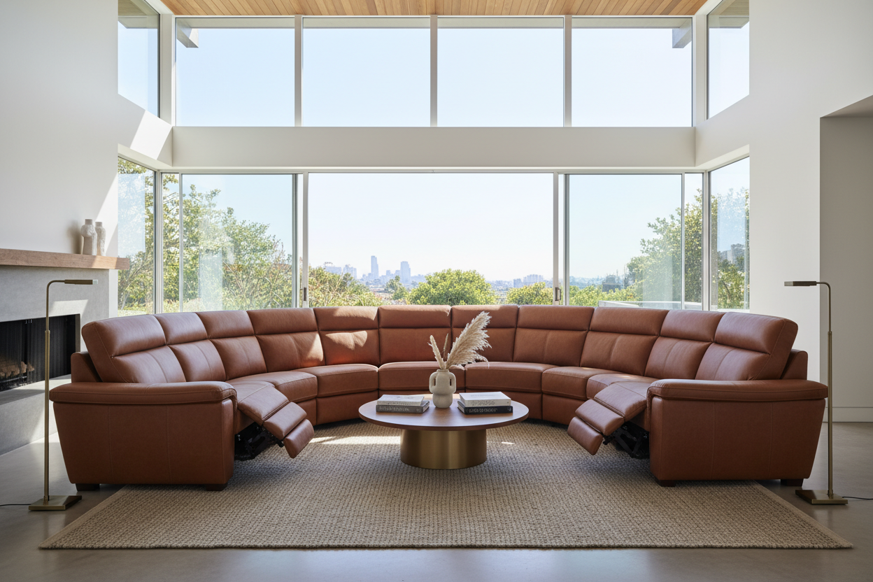 Brown Leather Reclining Sectional: The 2024 Design & Buying Guide
