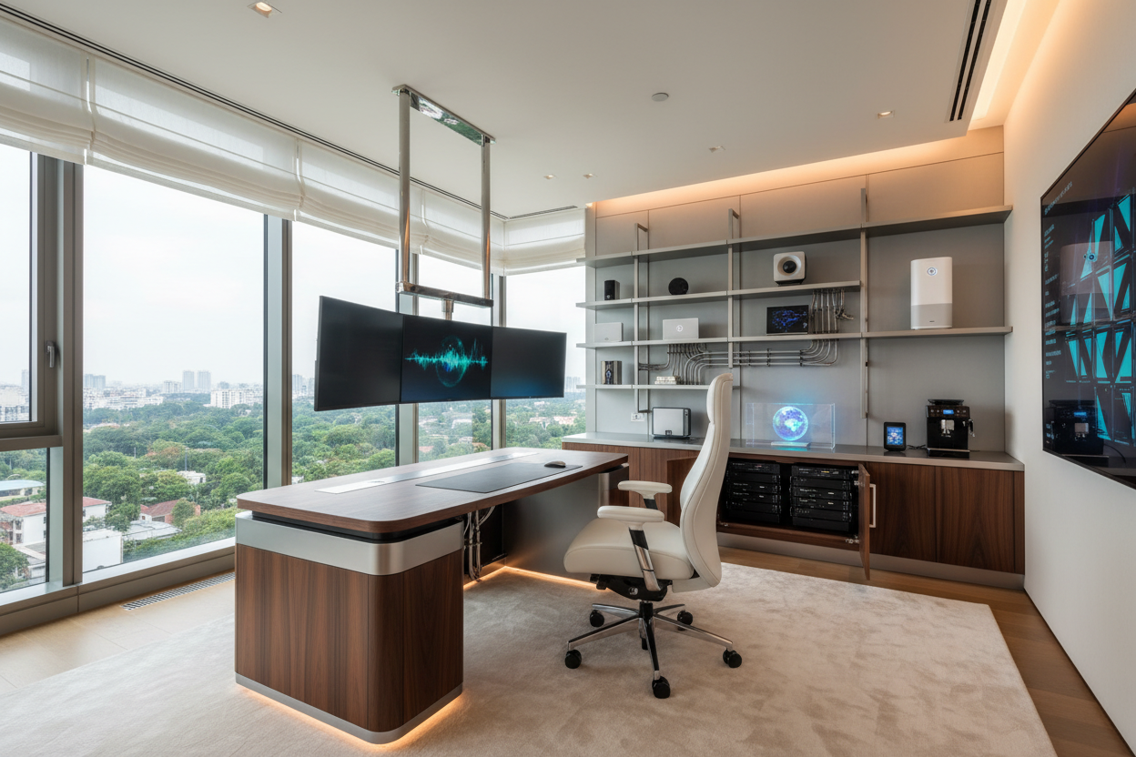 Designing a High Tech Home Office That Feels Luxurious