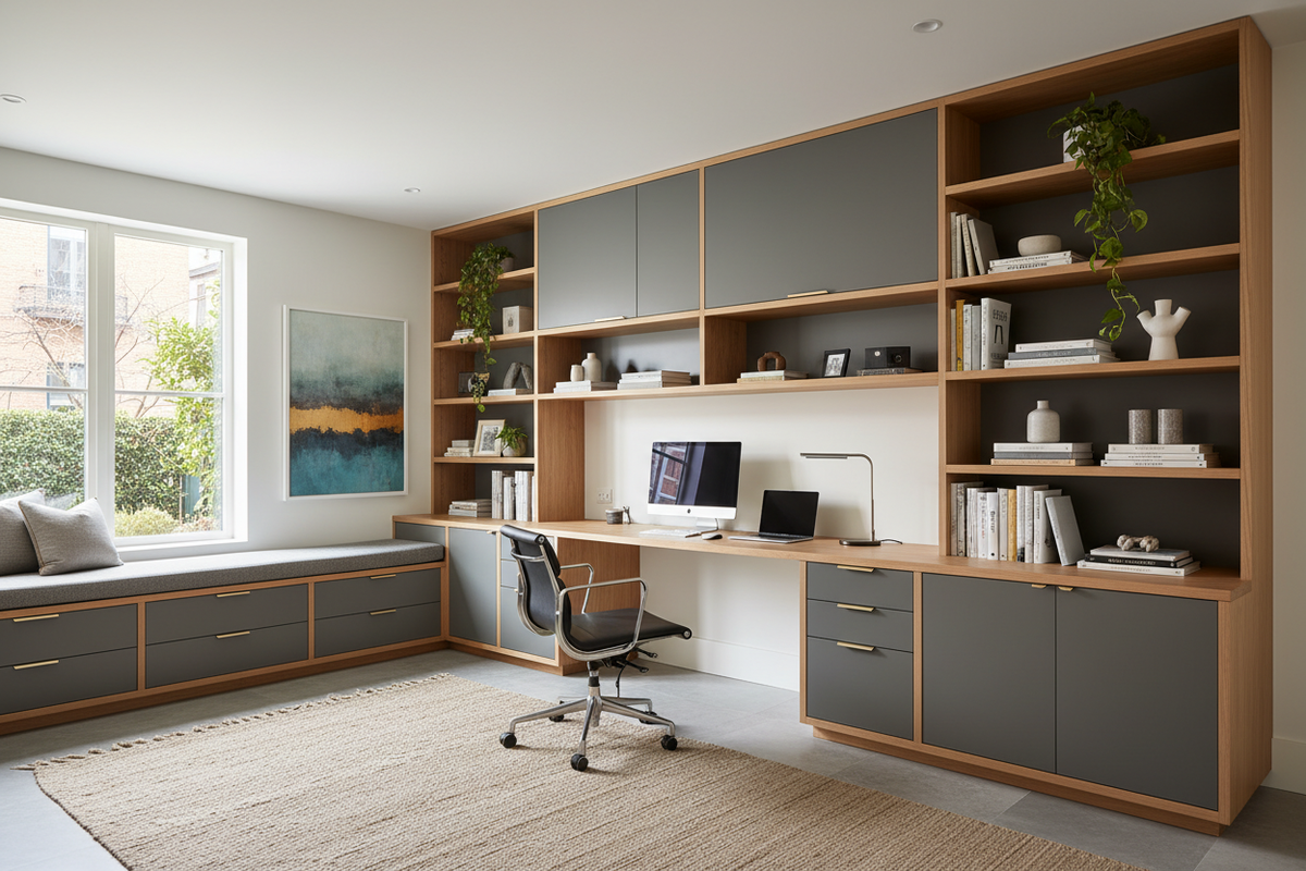 Designing Modern Home Office Built-Ins That Actually Add Value
