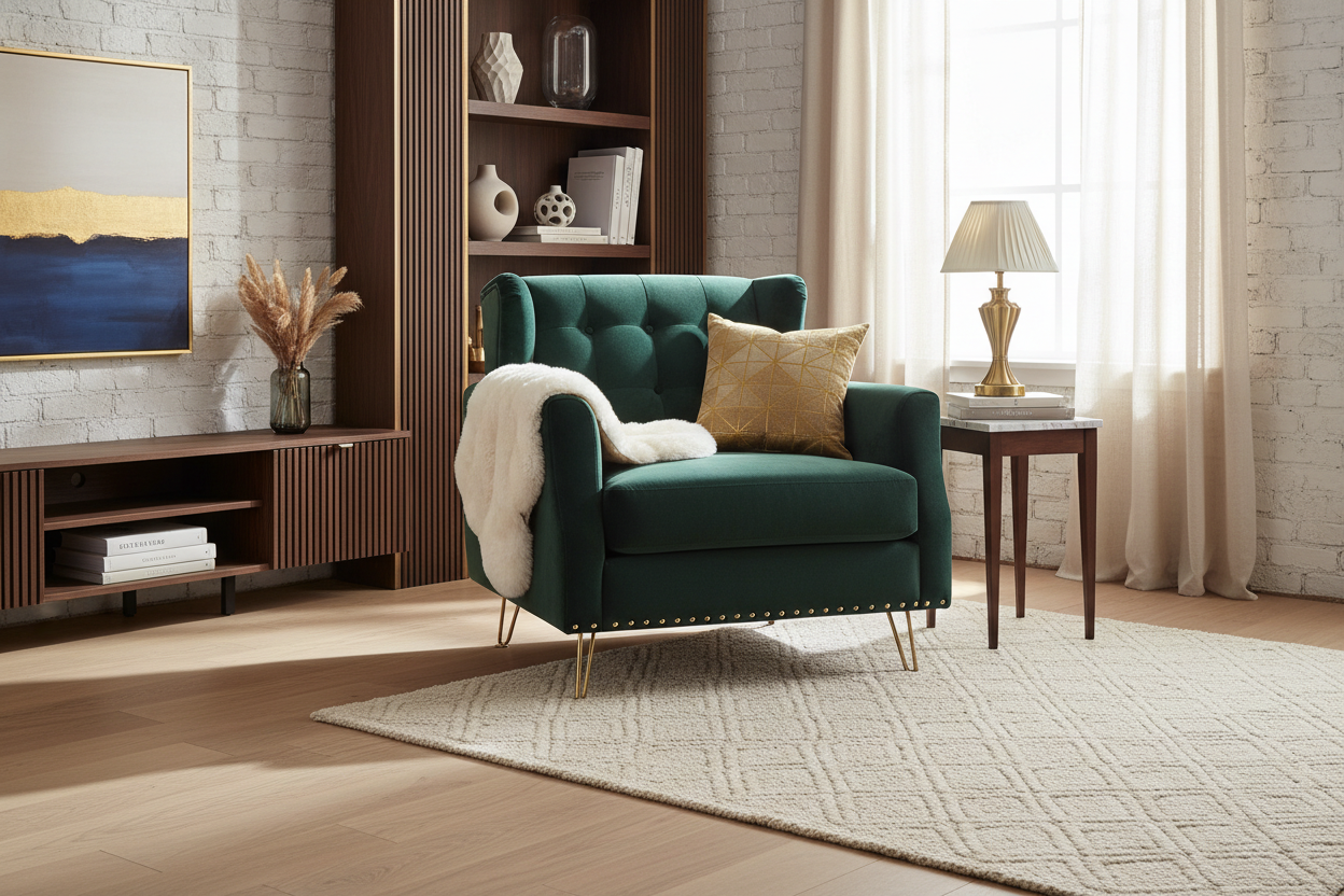 How to Style an IKEA Arm Chair for a Luxury Look