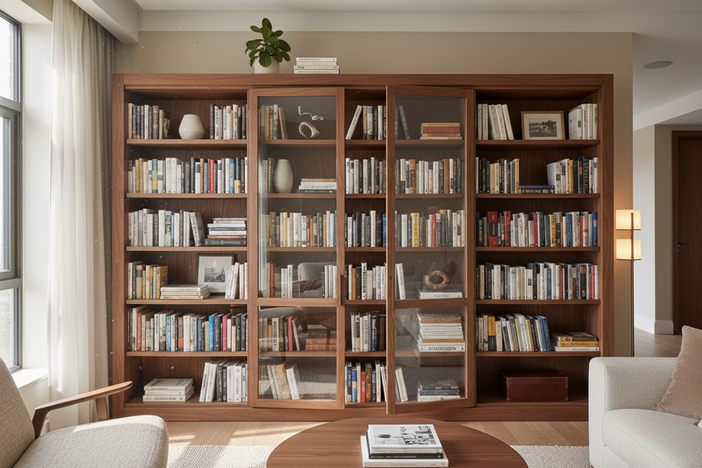 More Than Just Storage: How to Choose the Perfect Bookcase with Doors