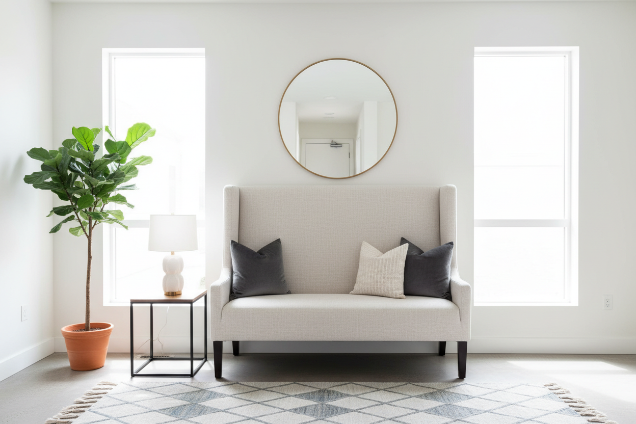 The High Back Bench: Transforming Your Foyer into a Statement Space