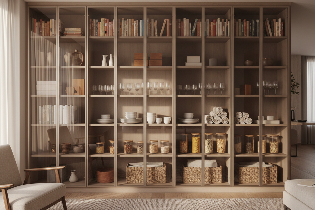 Why Glass Door Shelves Changed How I Organize (And Might Work for You
