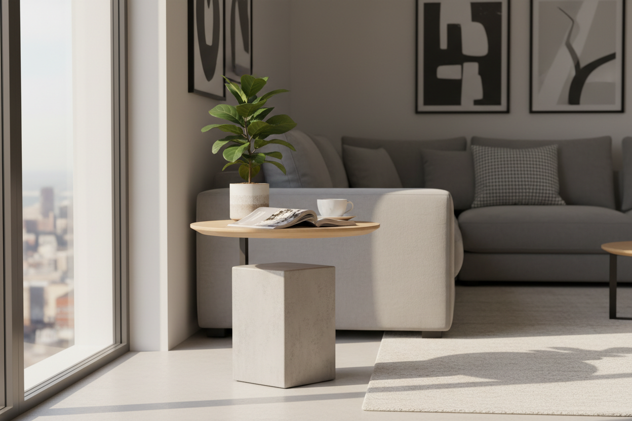 Why That Empty Corner Needs a Small Modern Side Table (And How to Pick
