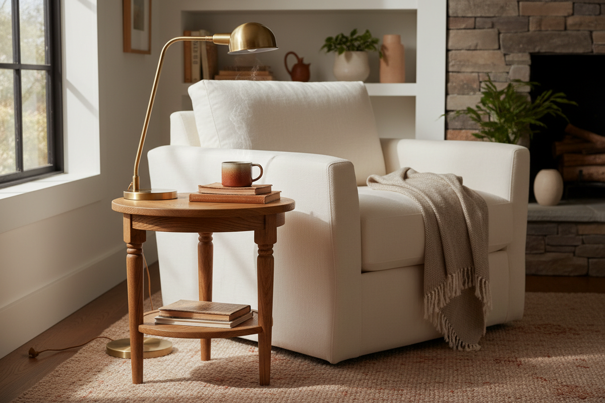 Why That Perfect Small Round Wood Side Table Is Harder to Find Than Yo